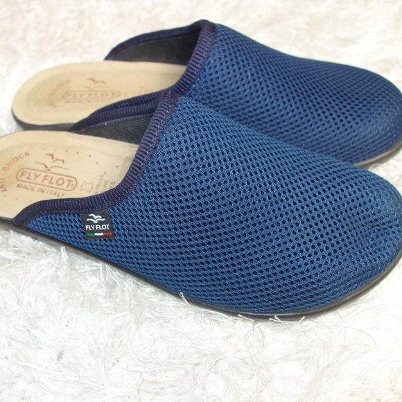 Fly Foot | Shoes | Fly Foot Anatomic Navy Blue Mesh Clogs Shoes Size 8 ...